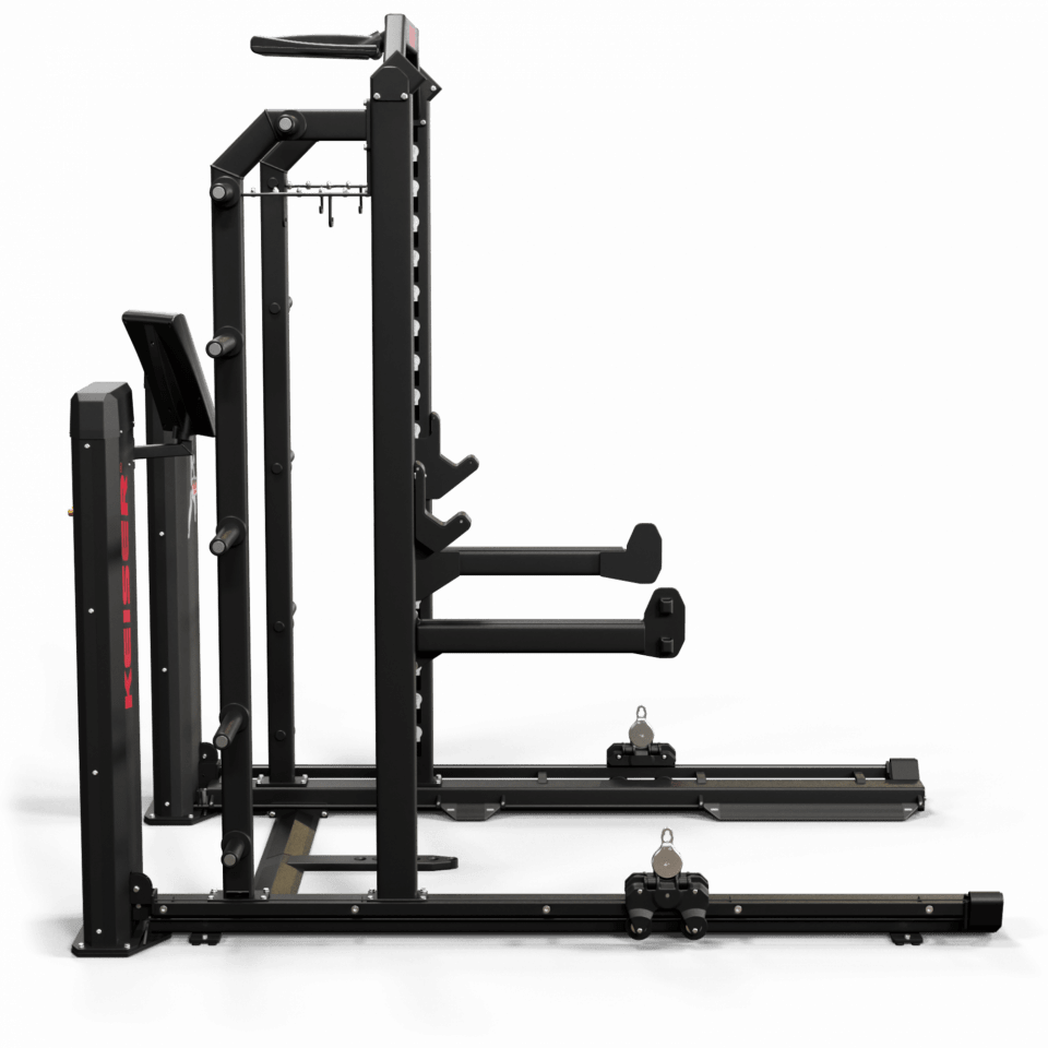 Half Rack Long Base | Power Racks | Keiser