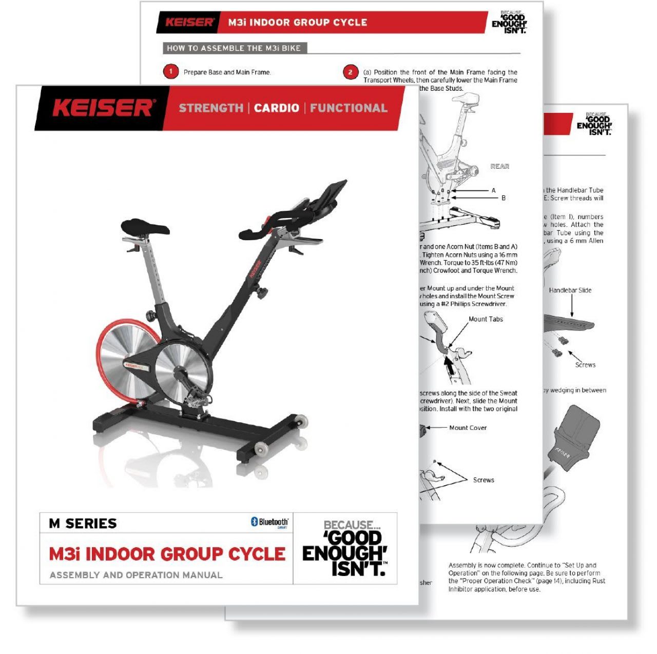 Keiser M3i Indoor Bike Assembly Instructions and Video | M3i | Keiser