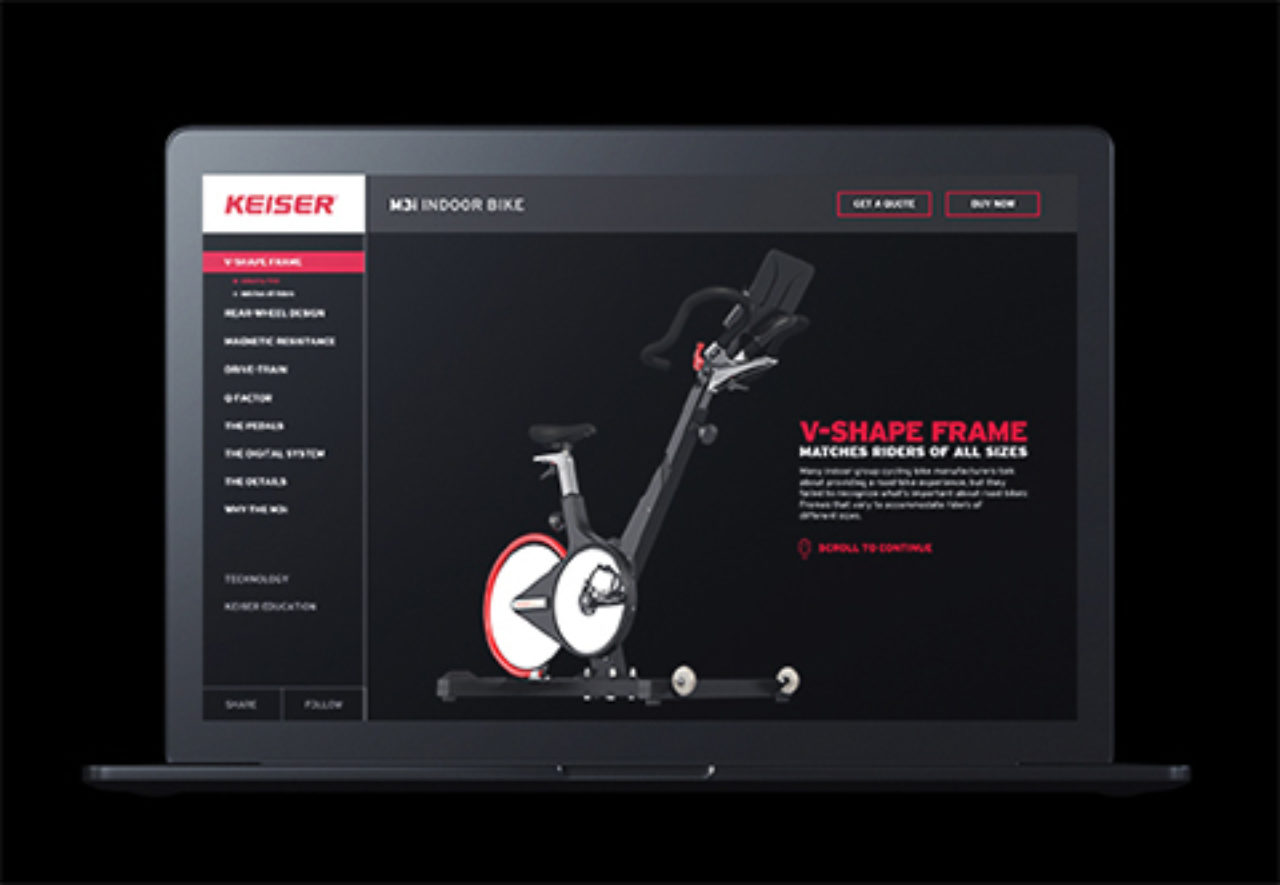 M3i Indoor Bike | The Ultimate Indoor Cycling Machine | Keiser